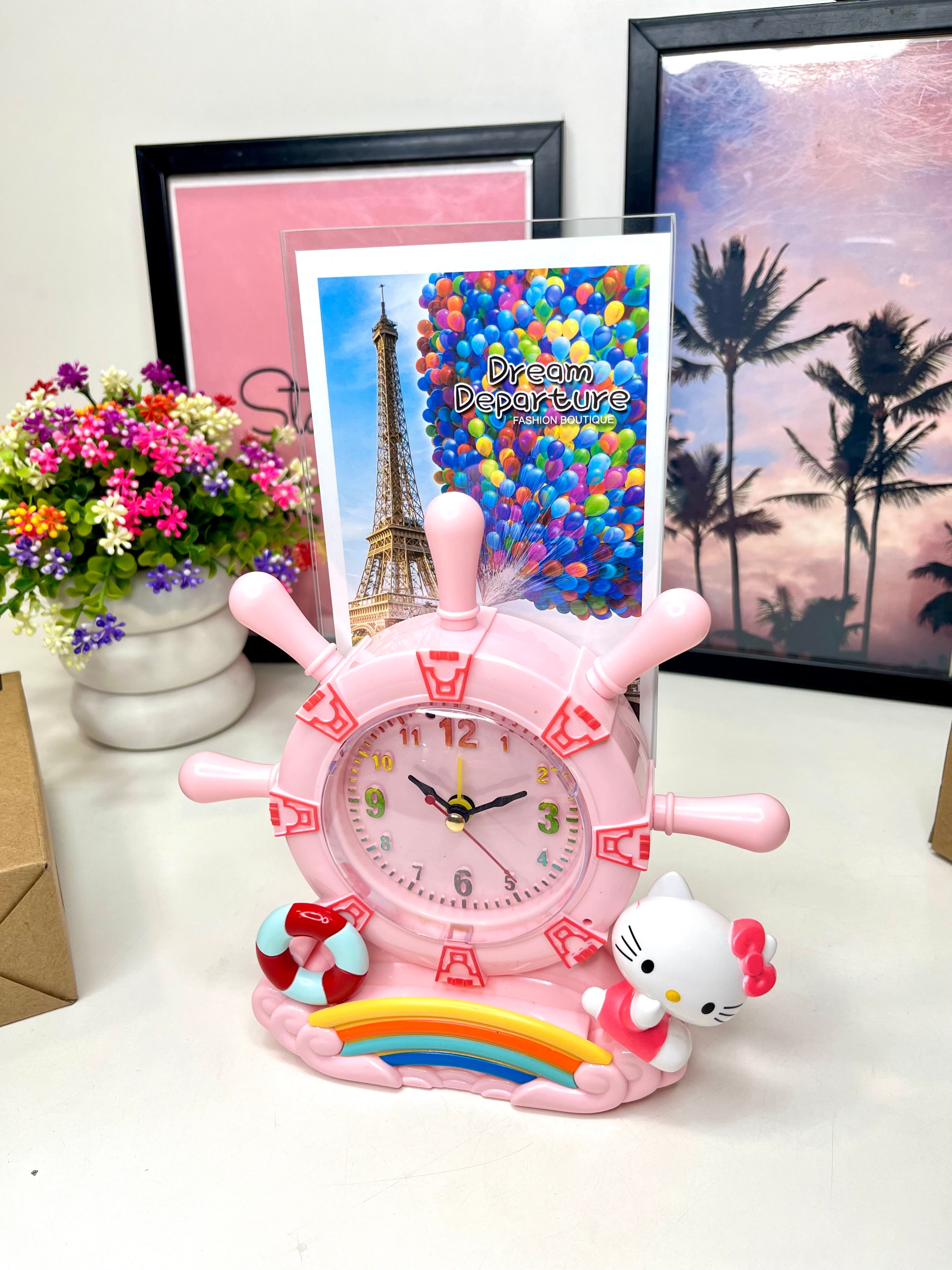 Hello Kitty Alarm Clock With Photo Frame | Cute Kitty Clock – Stapleberry