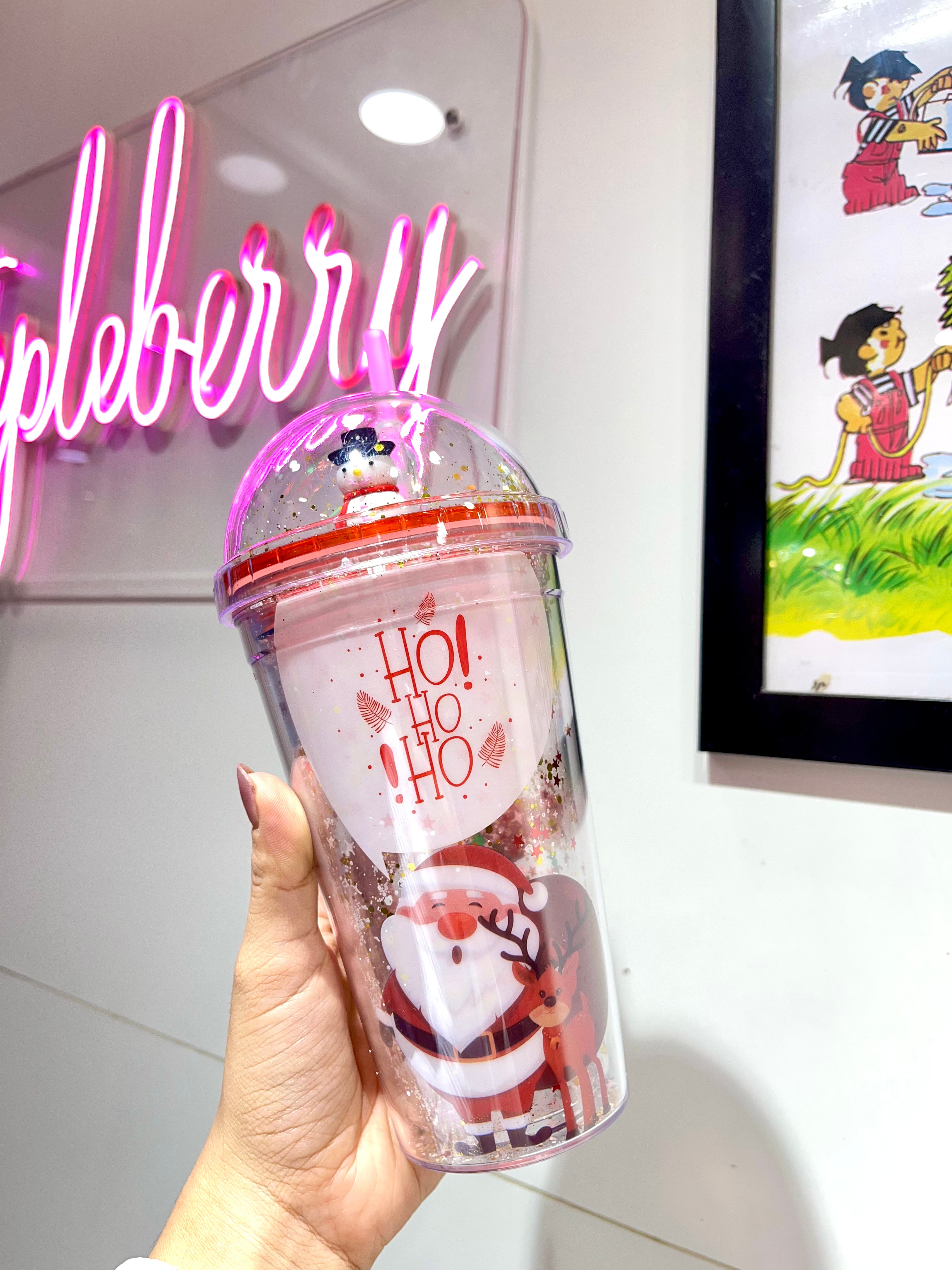 Christmas Glitter Sipper | Christmas sipper – Stapleberry