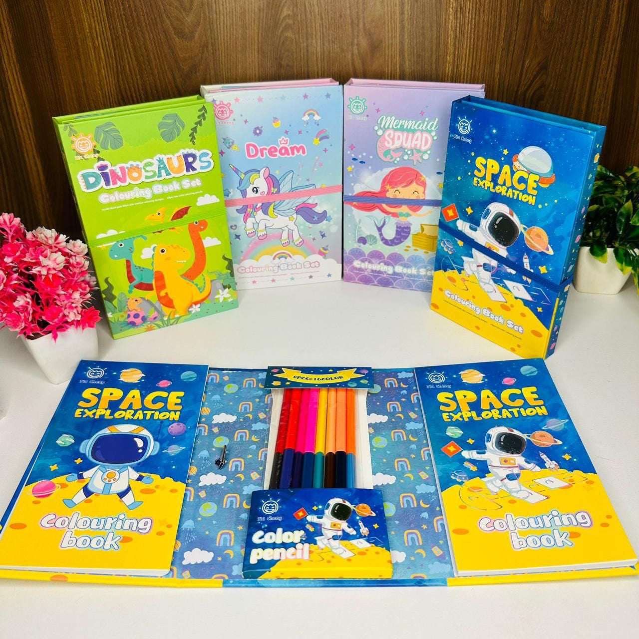 Colouring book sets | colouring book with colours – Stapleberry