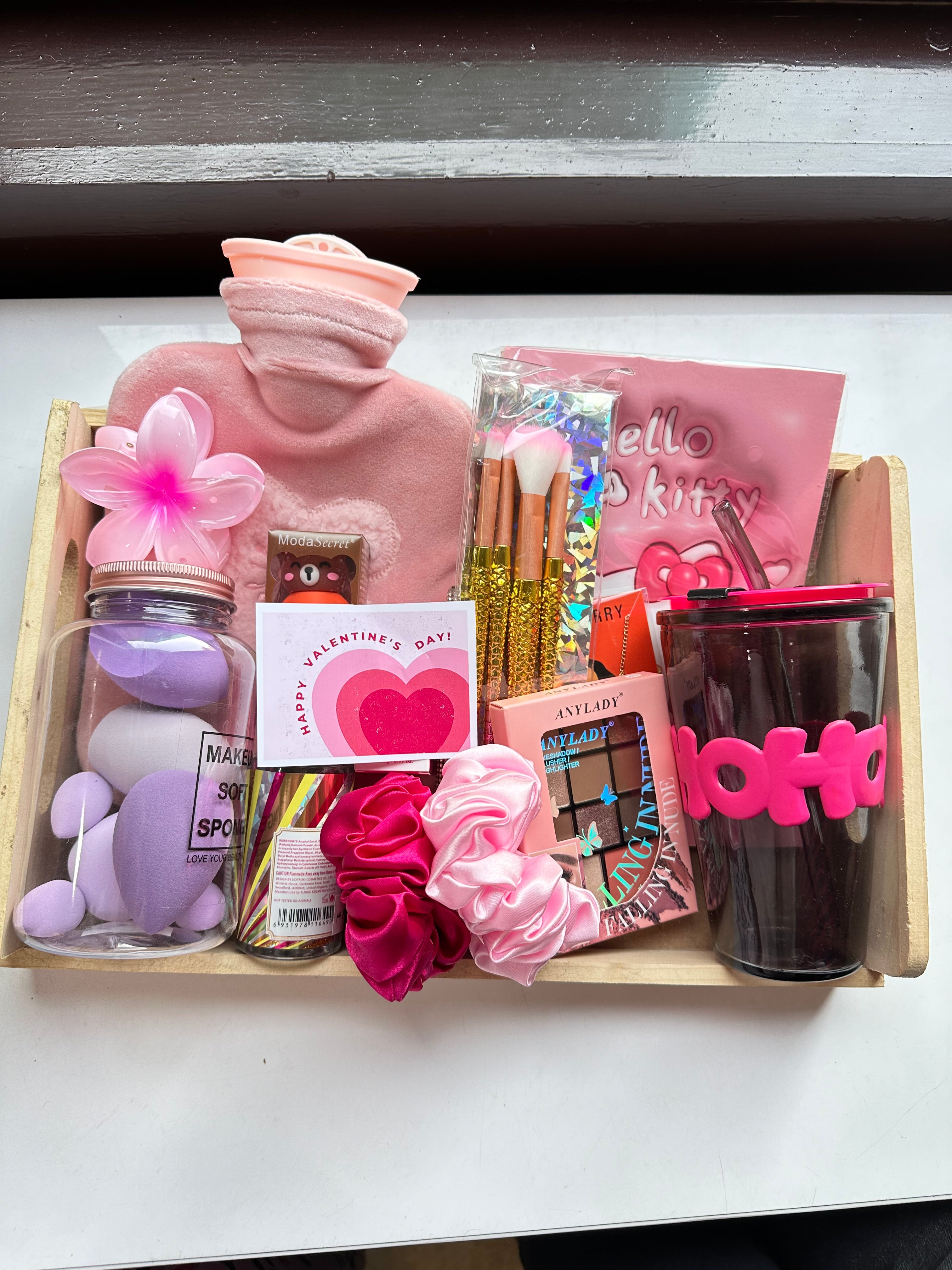 Self Care and Makeup Hamper | Valentine Makeup Hamper – Stapleberry