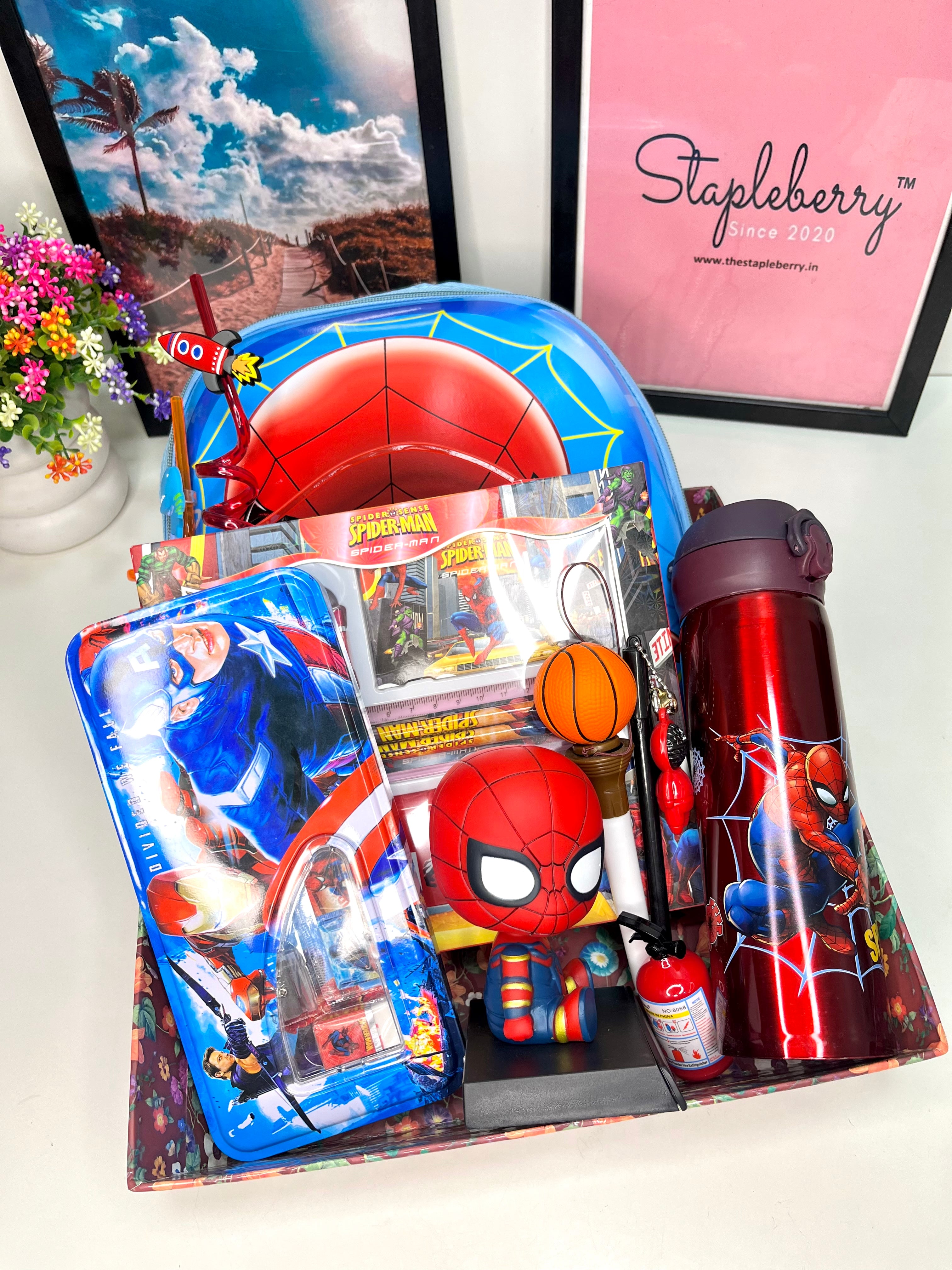 Spiderman Hamper | Spiderman theme hamper – Stapleberry