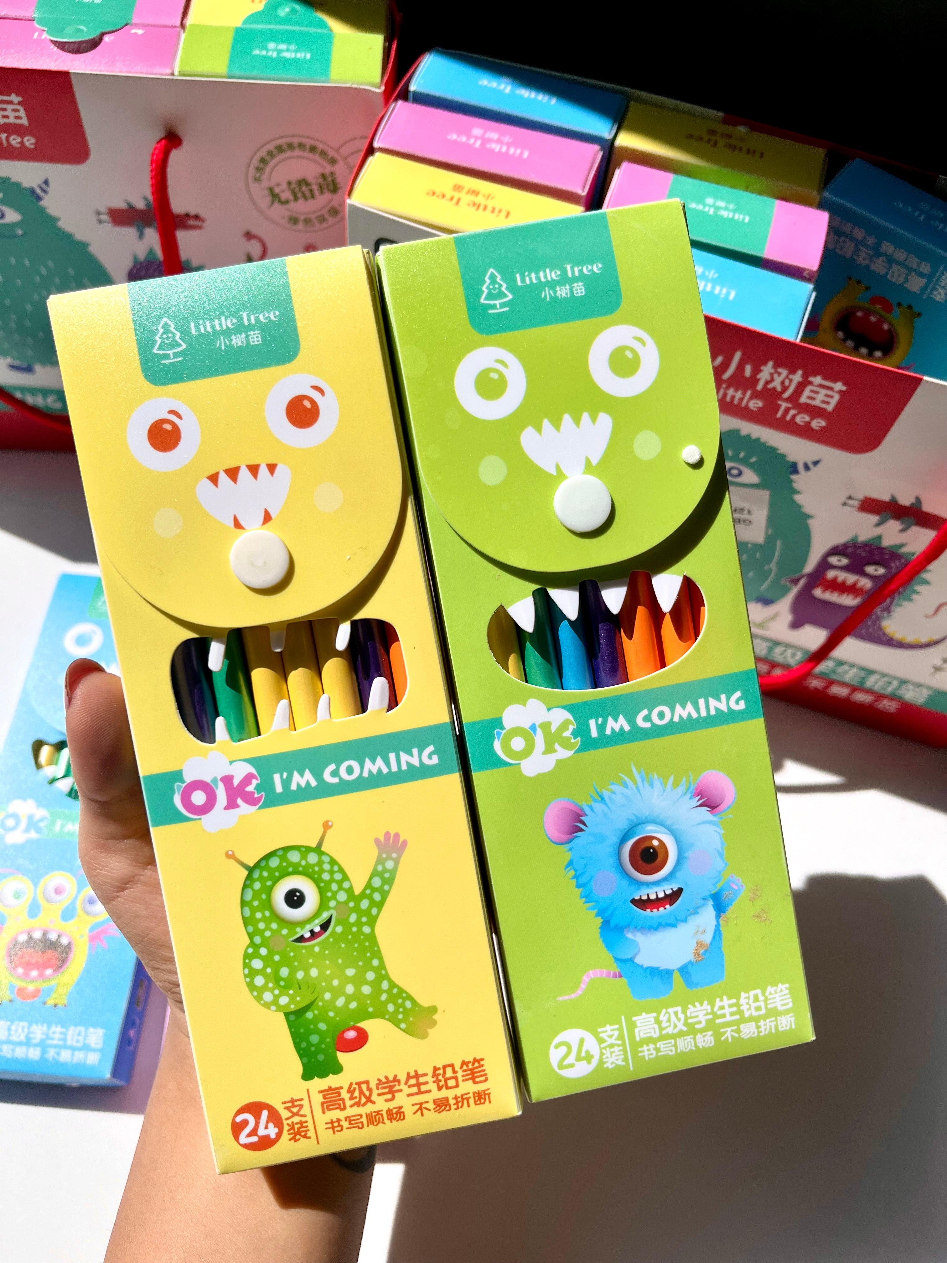 Cute pencils set | HB Pencils (pack of 24) – Stapleberry