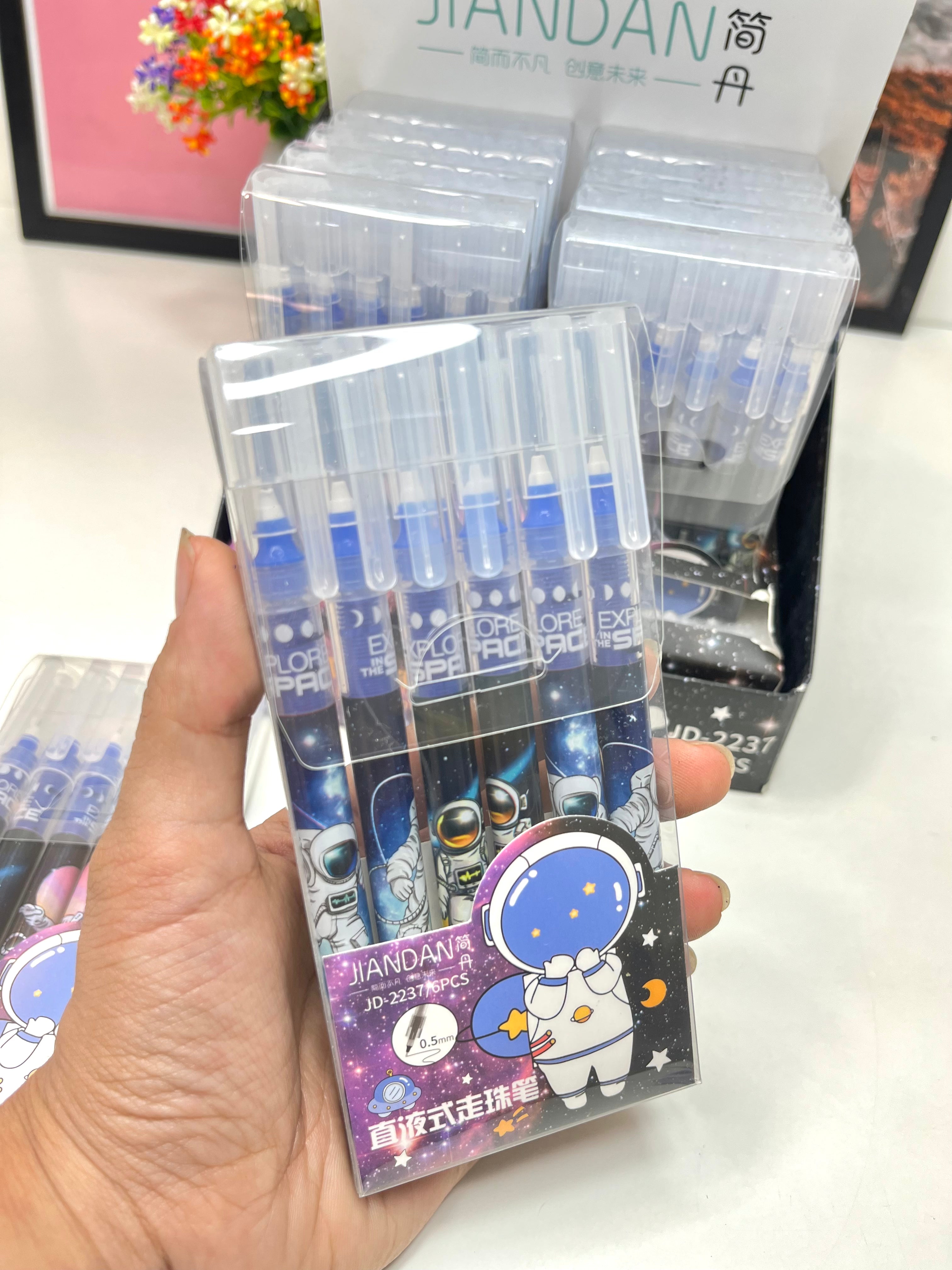 Space theme pen set | set of 6 pens – Stapleberry