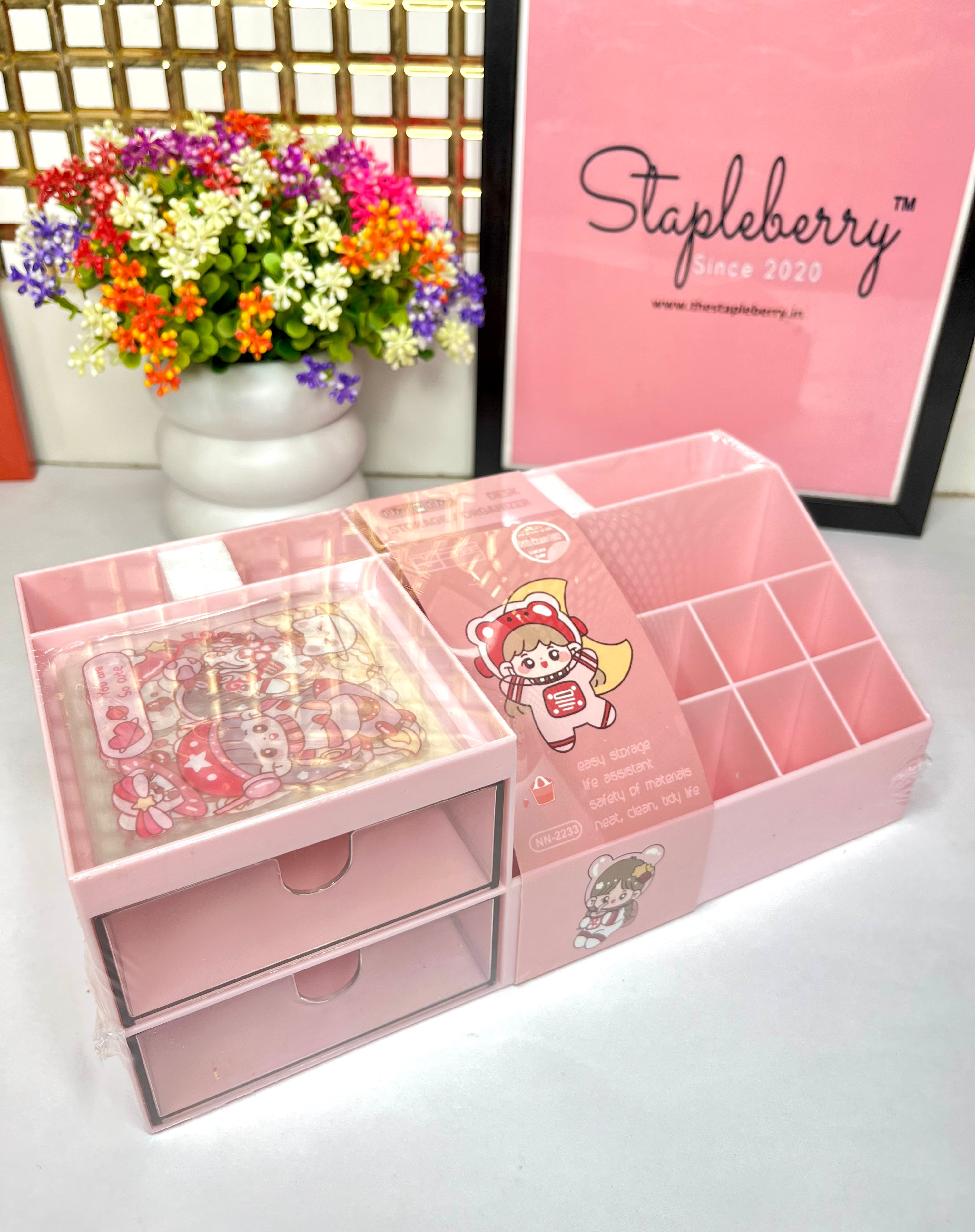 Big Organiser Box | Kawaii Organiser Box | Desk Organiser – Stapleberry